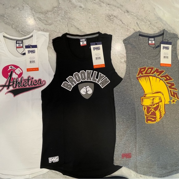 F45 | Tops | Womens F45 Workout Branded Tanks Bundle Of 3 Nwt | Poshmark